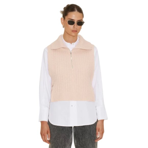 Holzweiler | Sweaters | Holzweiler Hafjell Ribbed Knit Bib Sweater Vest ...